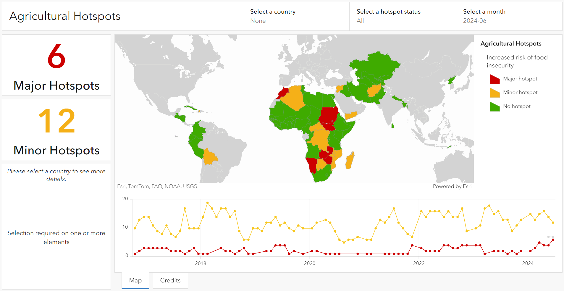 Anomaly hotSpots of Agricultural Production (ASAP)